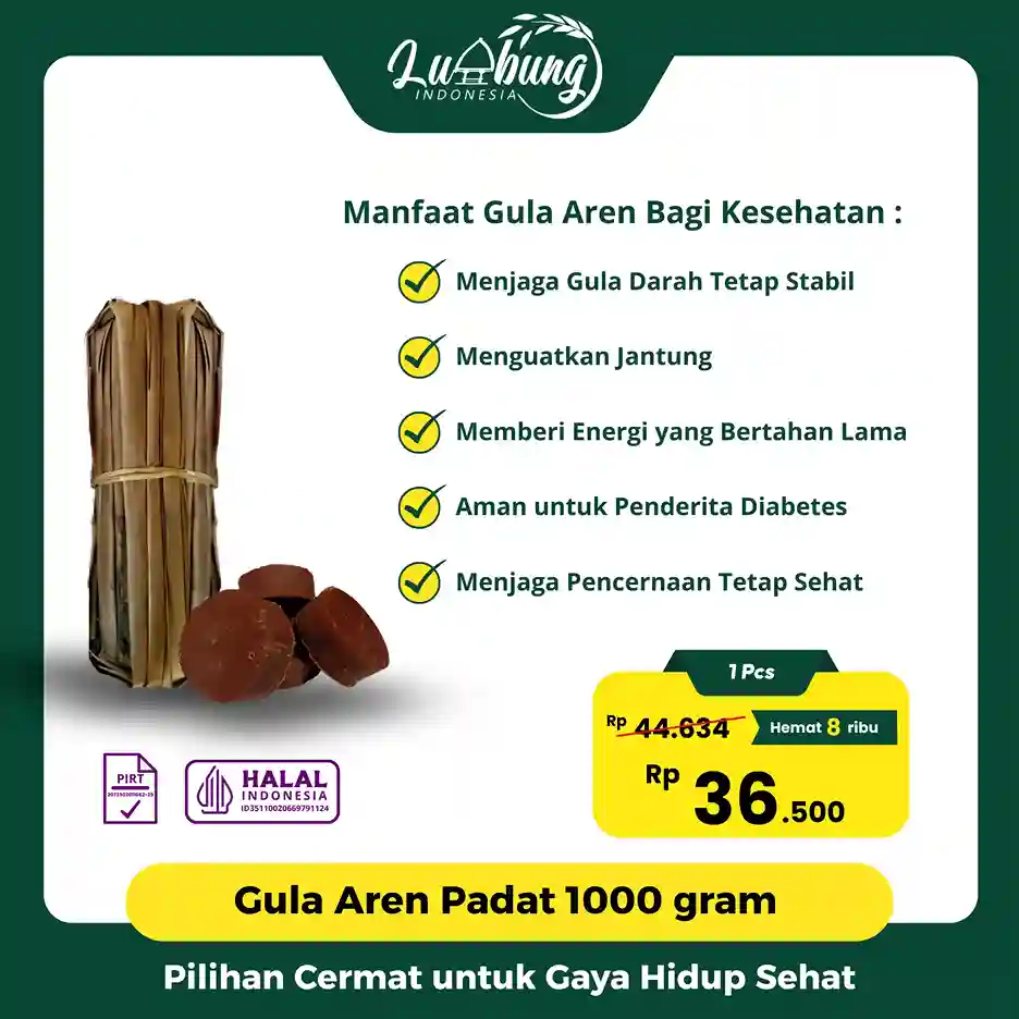 Gula Aren Kawung Padat - Gula Aren Lumbung Indonesia | Produsen Gula ...